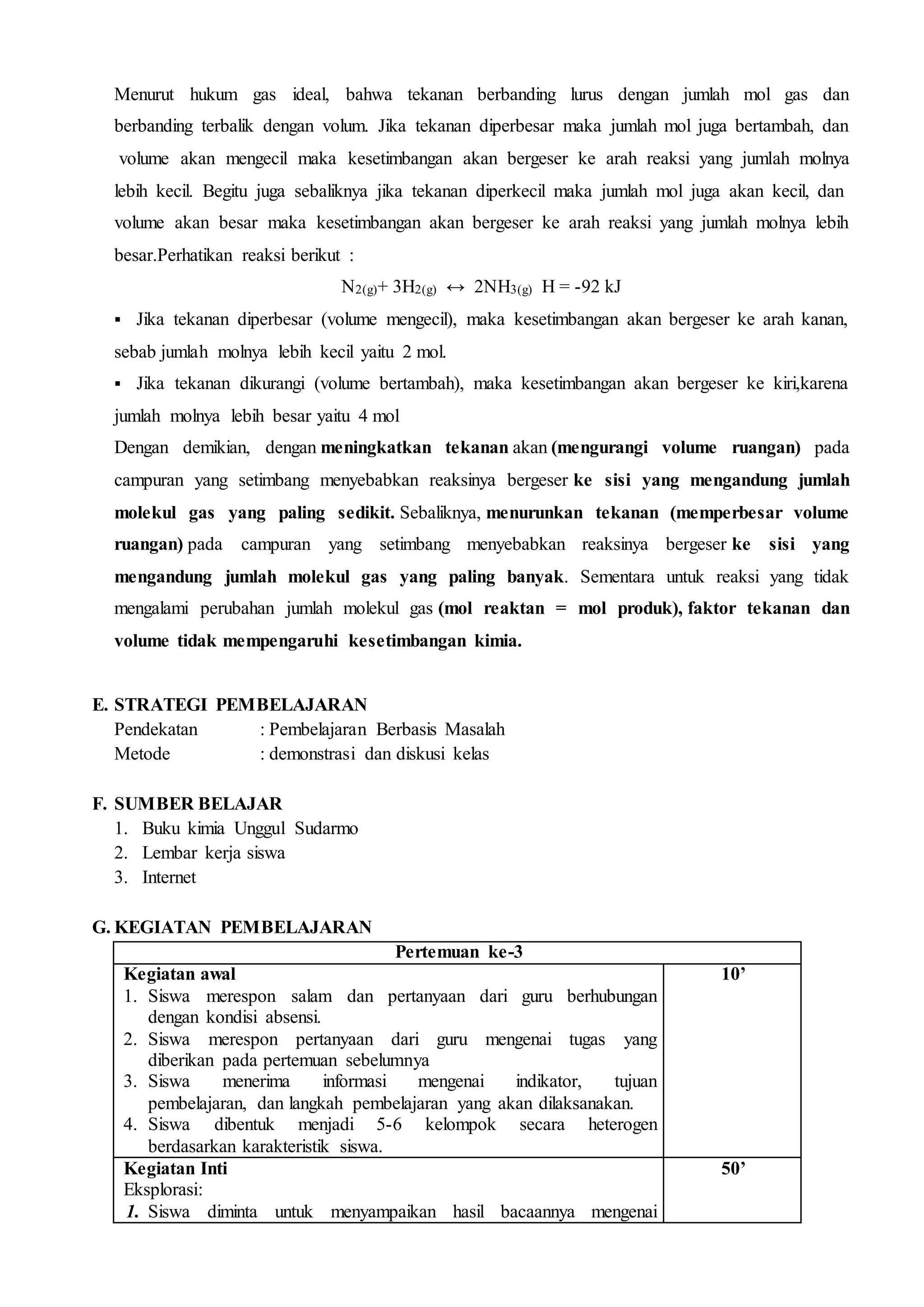 Rpp kesetimbangan kimia | DOCX