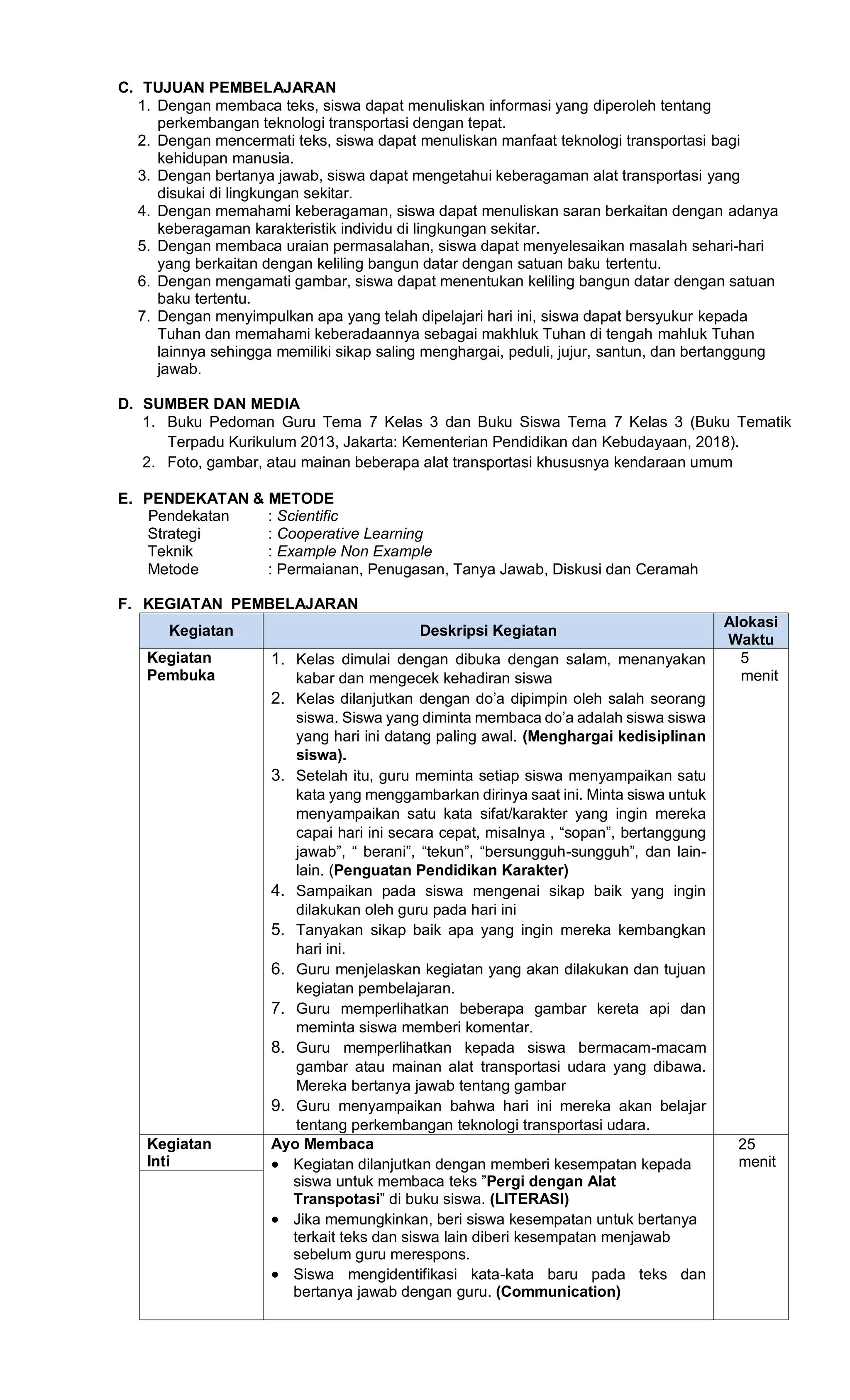 RPP kls 3.pdf sdn 2 ciawi membuka jendela dunia pendidikan untuk ...