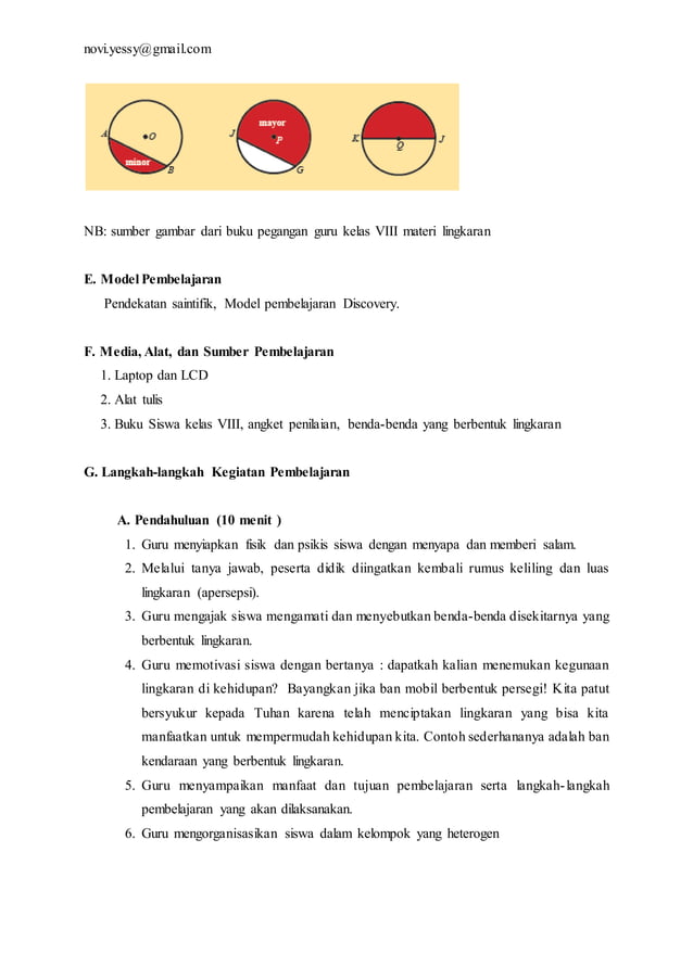 Rpp lingkaran | DOCX