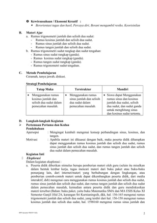Rpp maryanto trigono rumus jumlah dan kali - sm an9teboschid - maryanto | DOC
