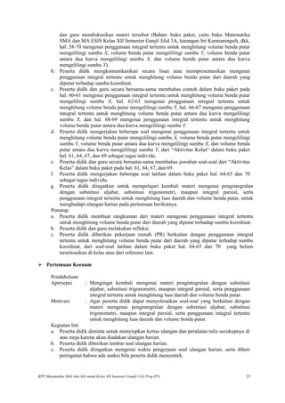 Rpp matematika SMA (integral ipa) | DOC