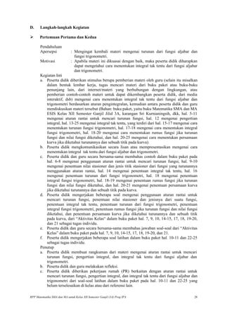 Rpp matematika SMA (integral ipa) | DOC