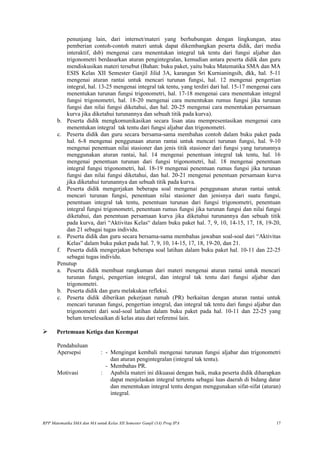 Rpp matematika SMA (integral ipa) | DOC