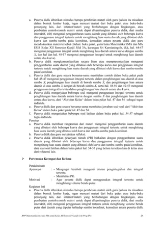 Rpp matematika SMA (integral ipa) | DOC
