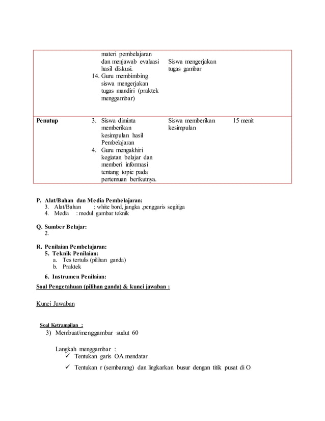 RPP GTO kelas X TOKR revisi 2017 | DOCX