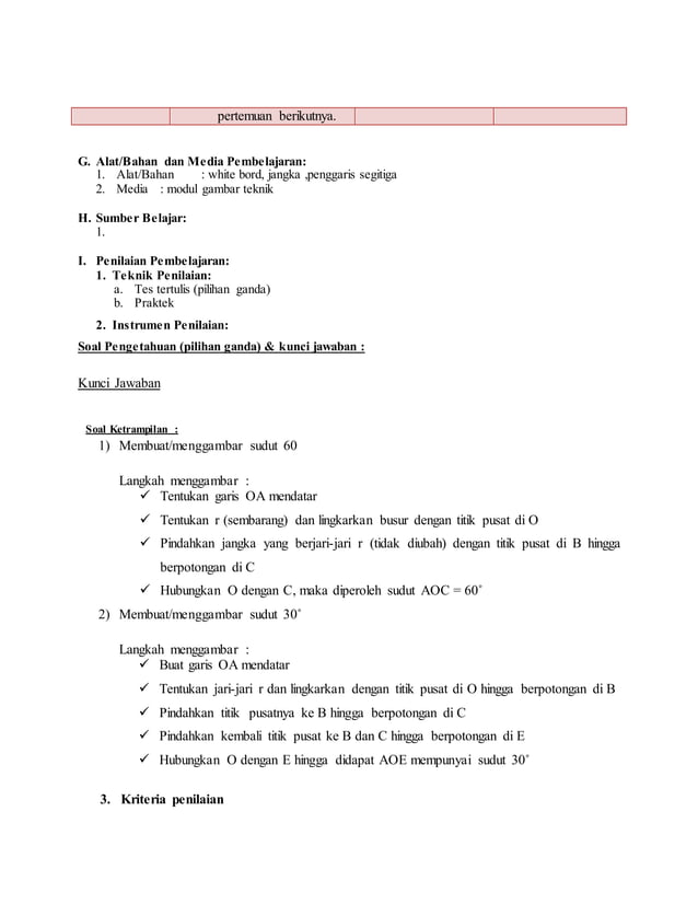 RPP GTO kelas X TOKR revisi 2017 | DOCX