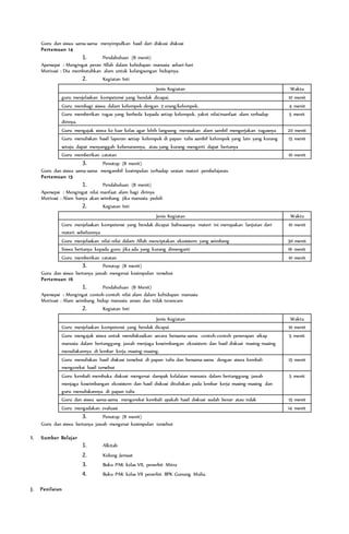 Rpp pak sem 1 kls vii | DOCX