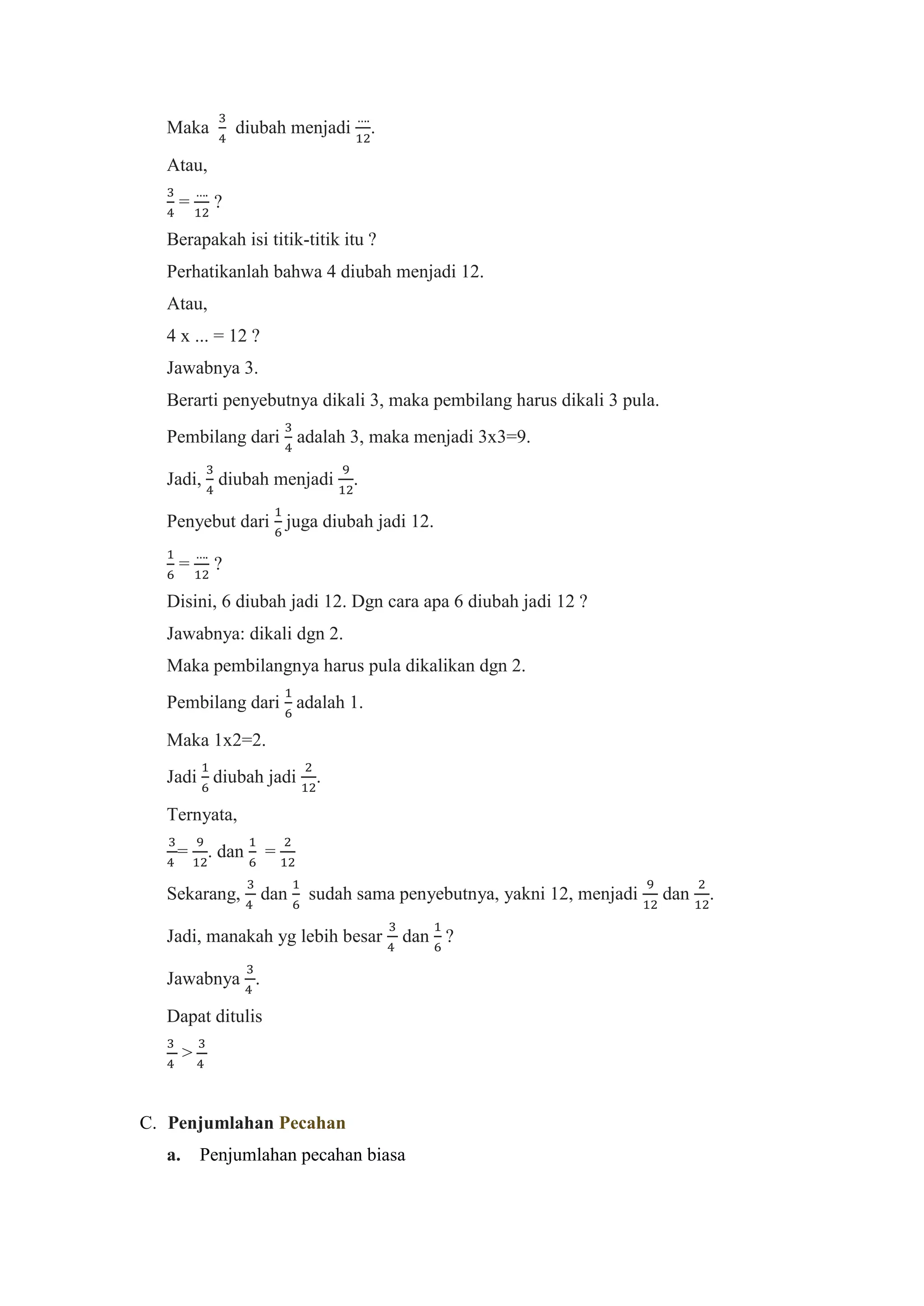 Rpp pecahan Problem basic Learning | PDF