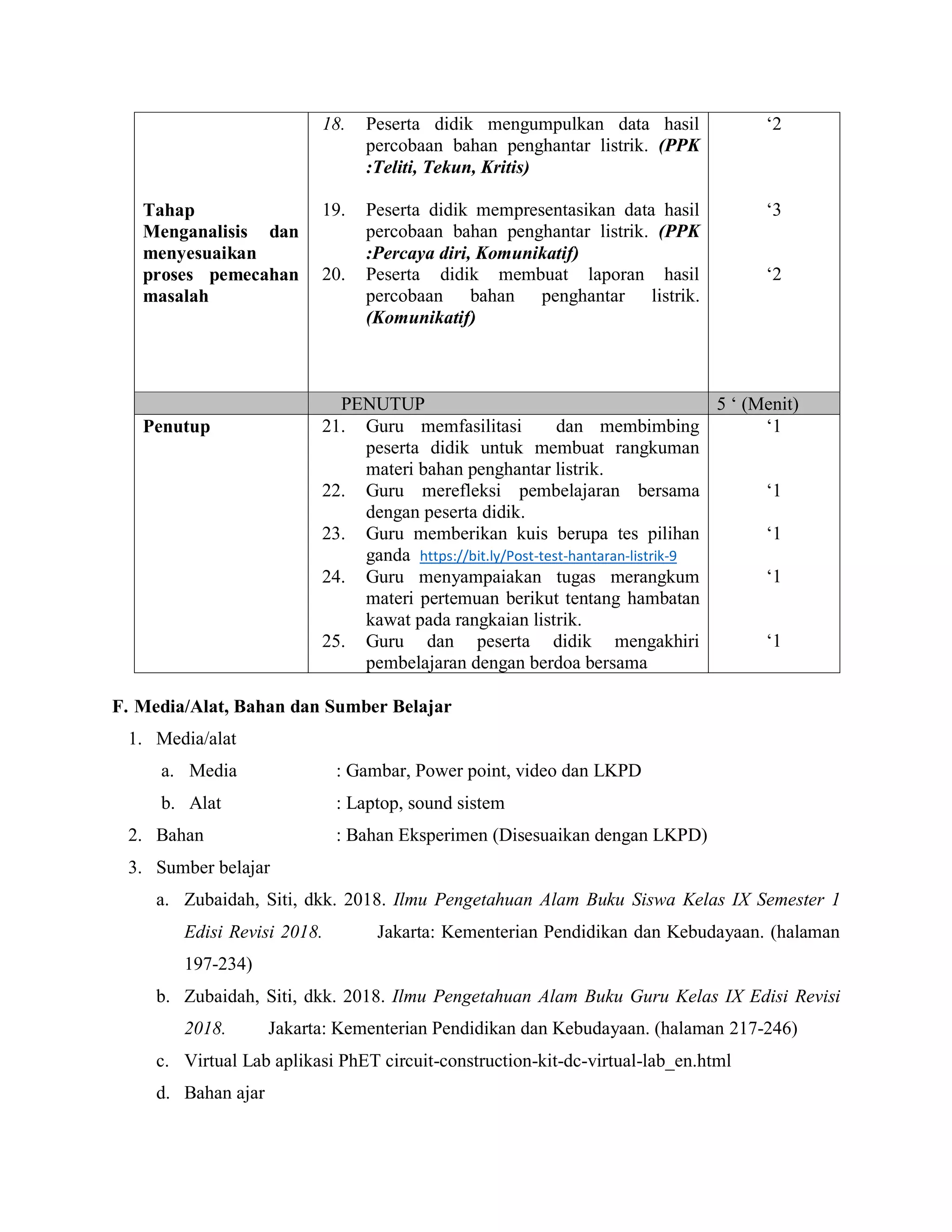 Rpp peerteaching muklis | PDF