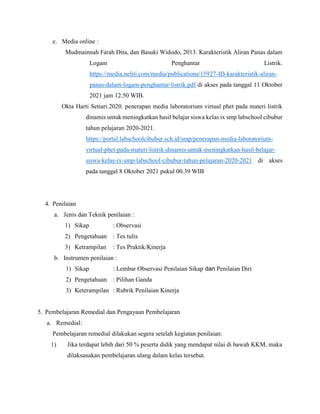 Rpp peerteaching muklis | PDF