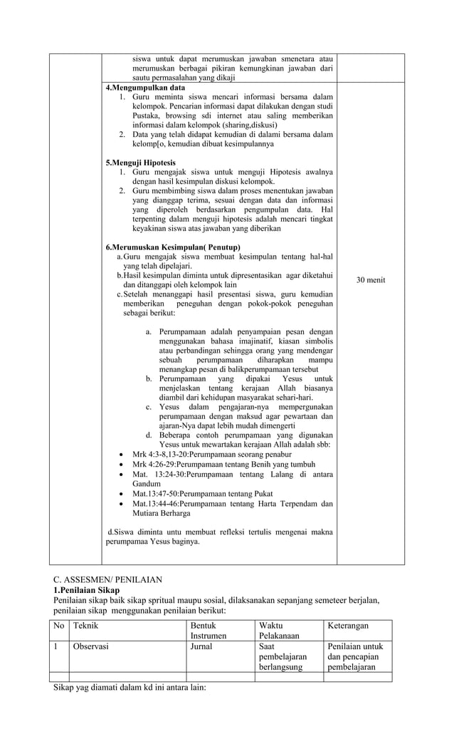 RPP PELAJARAN 4 kd 2 Semester Ganjil.doc