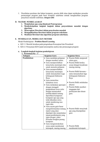 Rpp pemrograman dasar | DOC