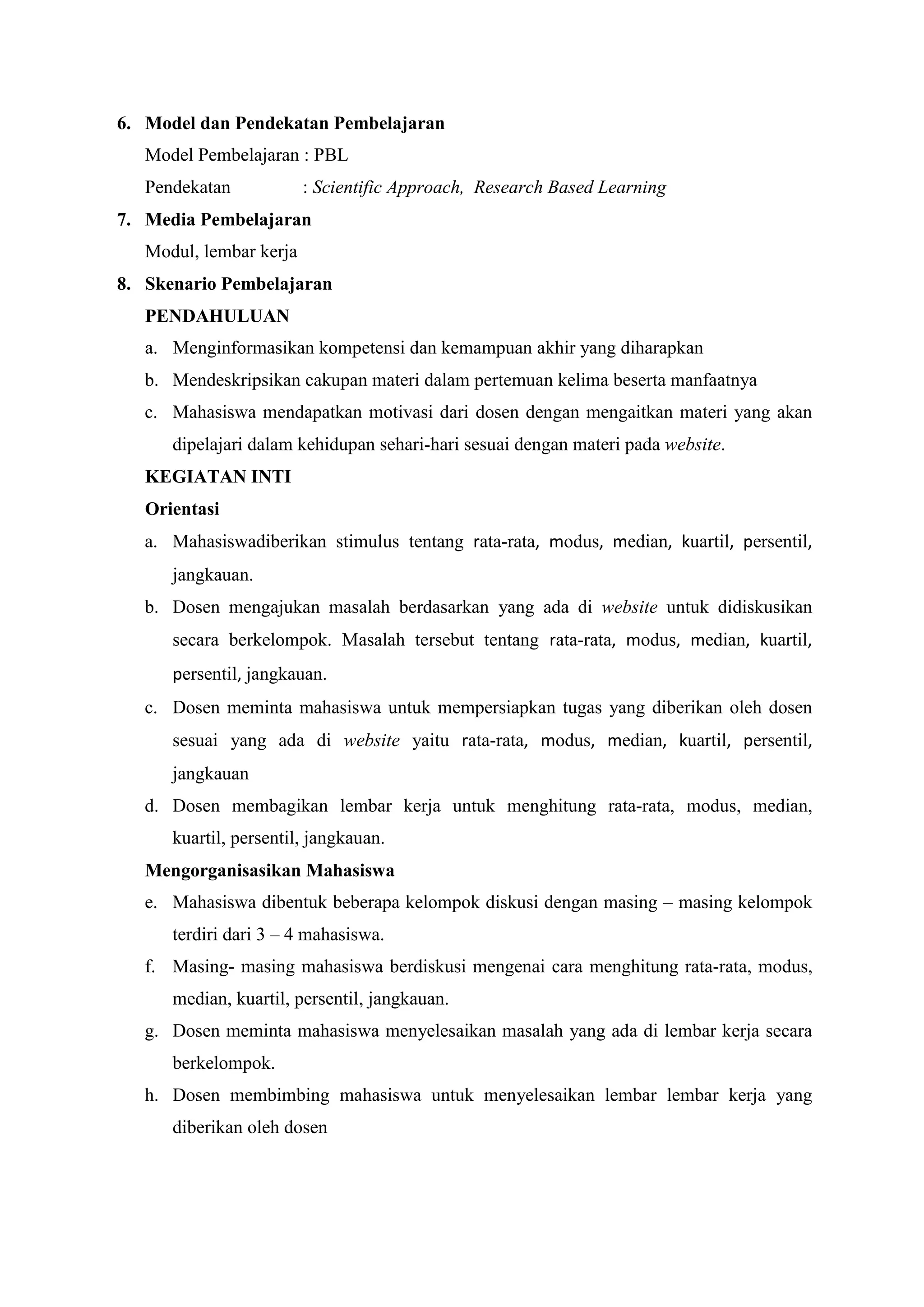 Rpp pertemuan5 | PDF