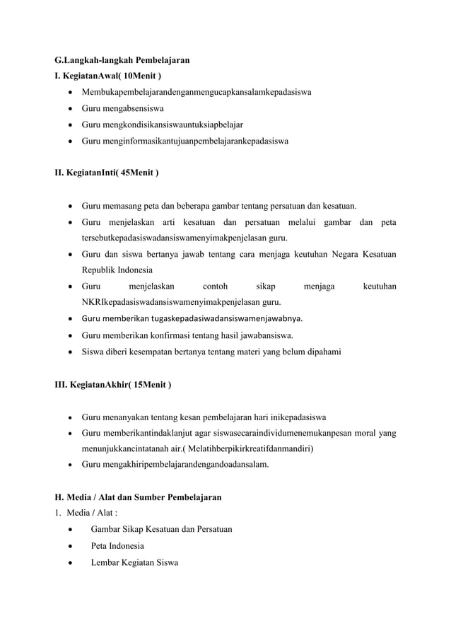 Rpp pkn kelas 5 semester 1 | DOCX