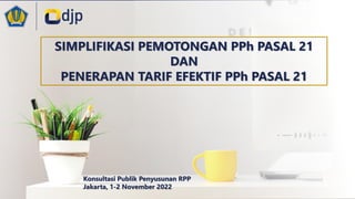 RPP PPh Pasal 21 - perhitungan PPh 21 terbaru | PDF