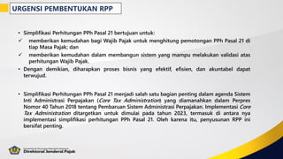 RPP PPh Pasal 21 - perhitungan PPh 21 terbaru | PDF