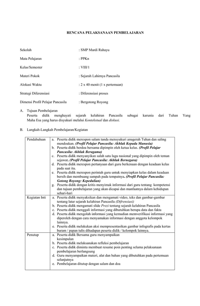 RPP PPKn Sejarah Kelahiran Pancasila.docx