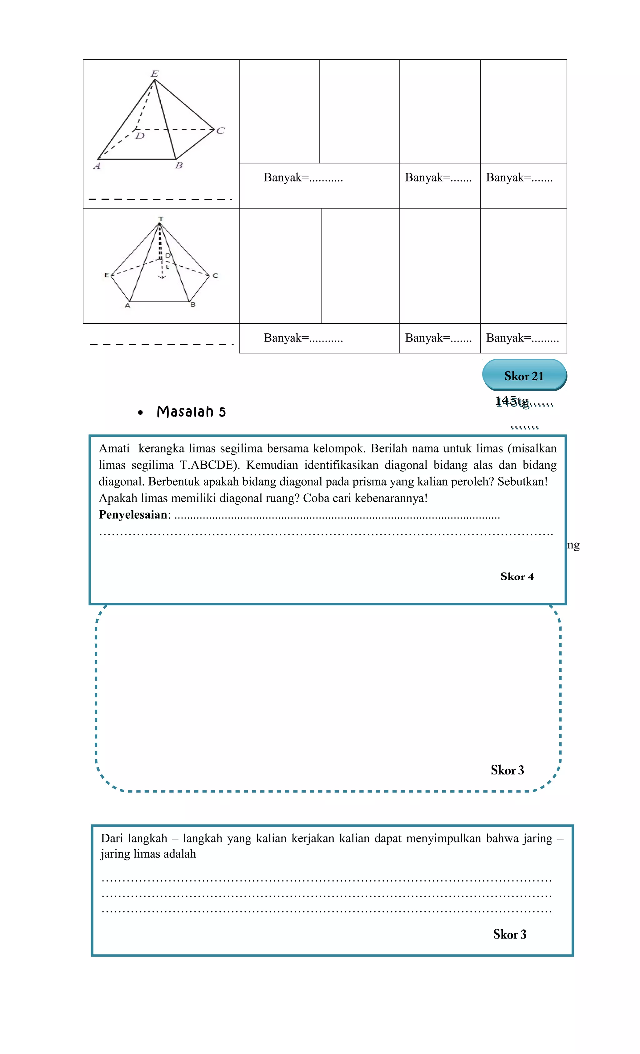 Rpp Prisma dan Limas | DOC