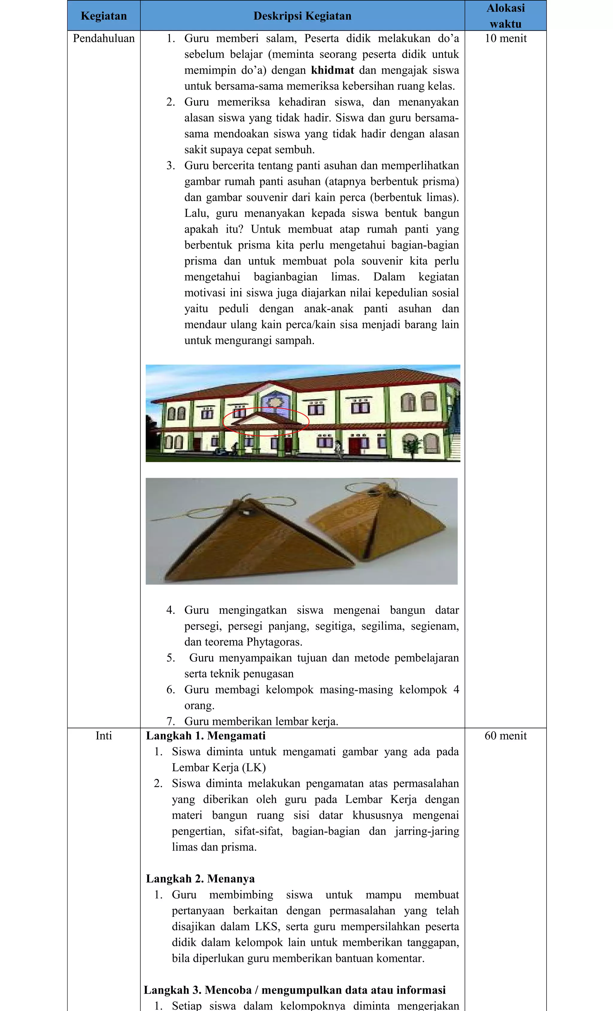 Rpp Prisma dan Limas | DOC