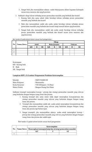 Rpp Prisma dan Limas | DOC