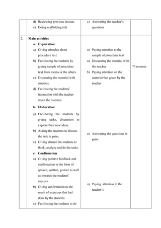 Rpp procedure text | DOCX