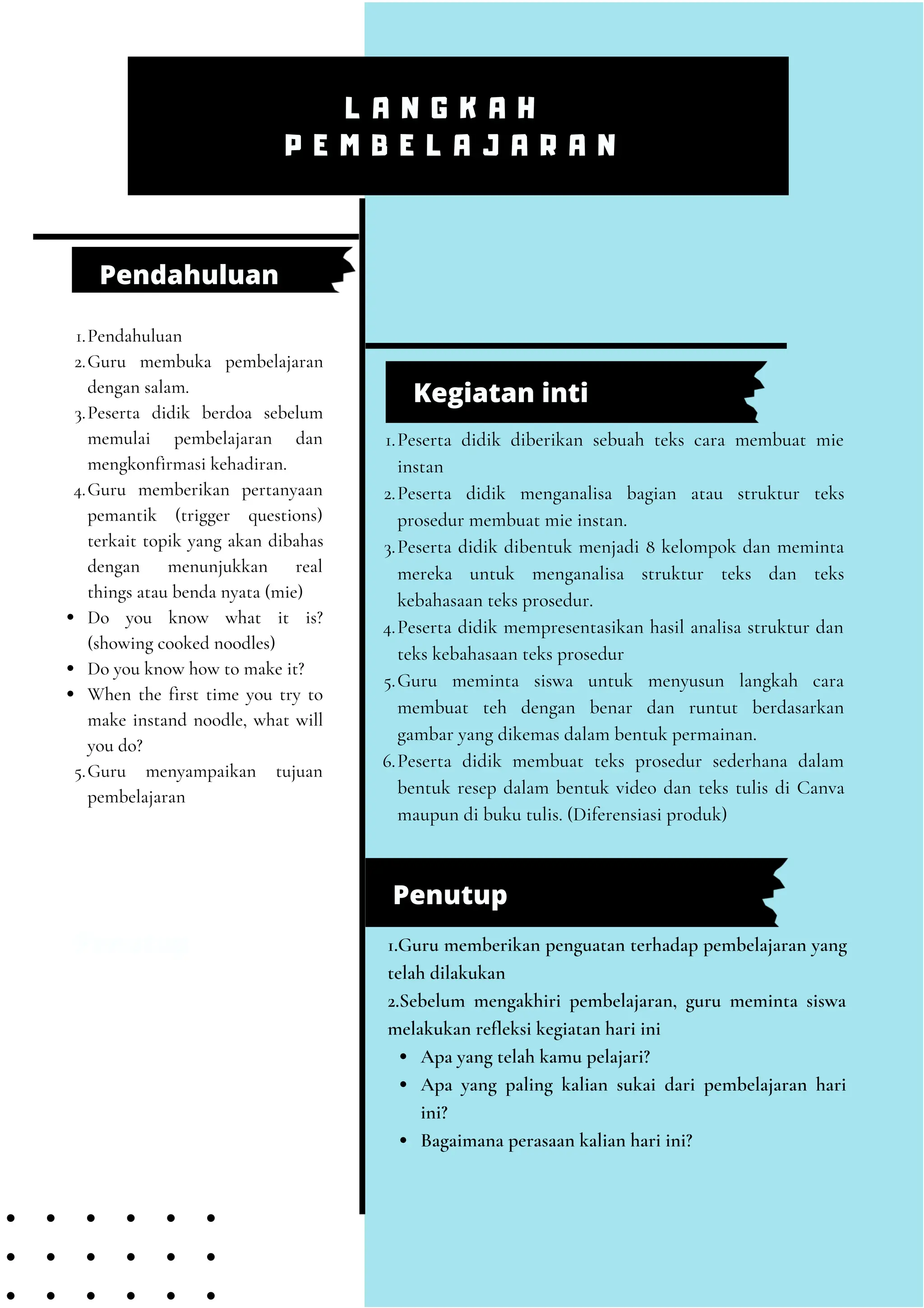 RPP procedure teks kelas 7 profil merdeka | PDF