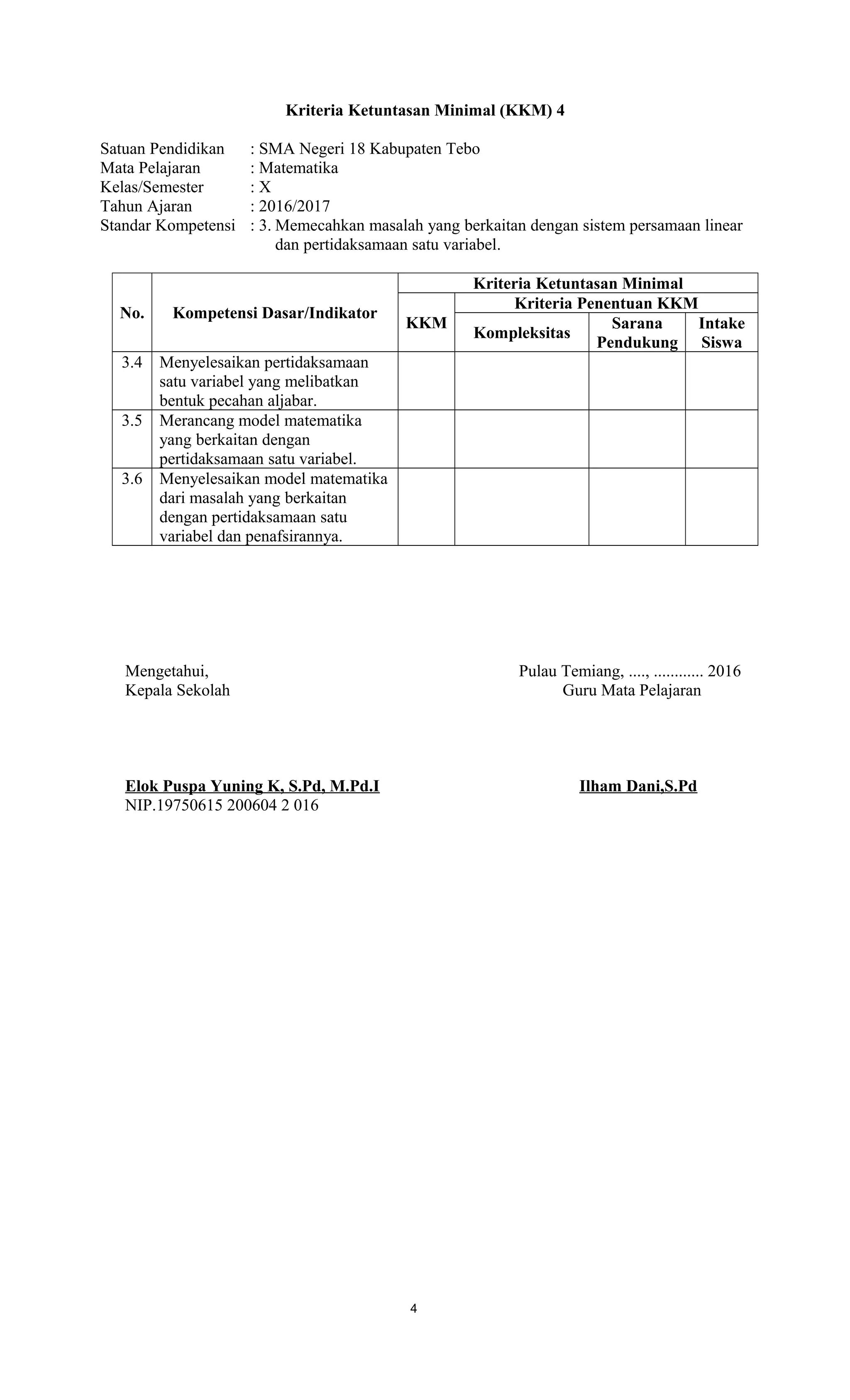 Rpp prota prosem pengembangan silabus matematika x sma 18 pulau temiang ...