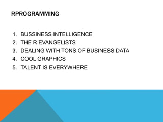 R Programming | PPT
