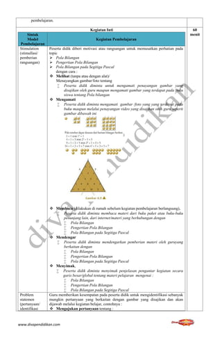 Rpp revisi 2016 matematika smp kelas 8 rpp diva pendidikan | PDF
