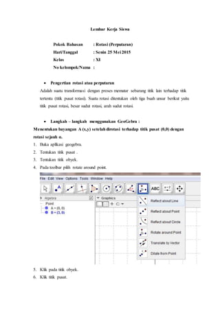 RPP Rotasi | DOCX
