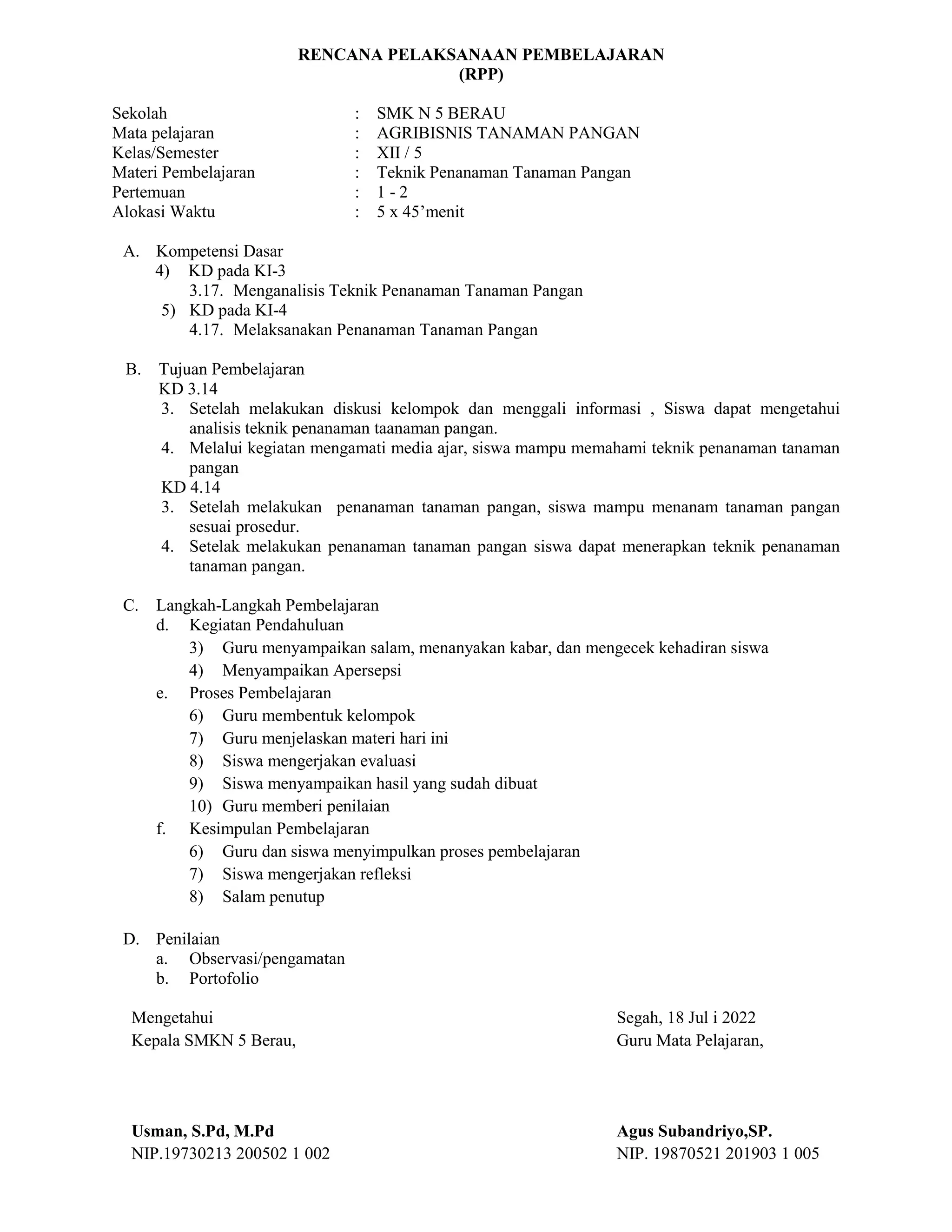 RPP selembar hama Penyakit.docx