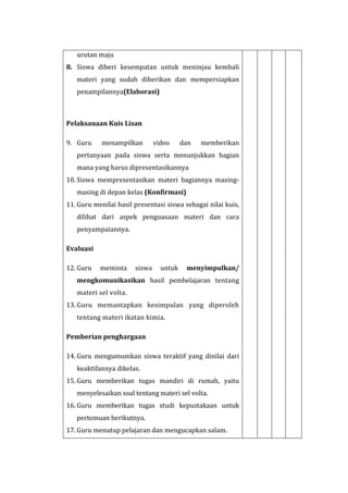 Rpp sel volta | DOCX