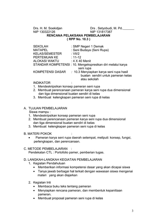 Rpp seni rupa vii 2 | PDF