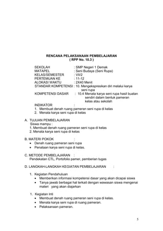 Rpp seni rupa vii 2 | DOC