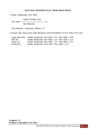 Rpp sifat bahan | PDF