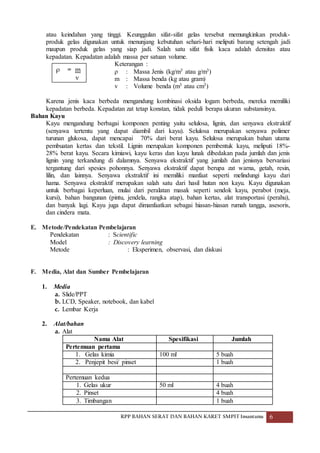 Rpp sifat bahan | PDF