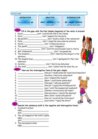 Rpp smt 2 past tense | DOCX