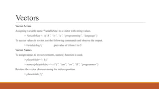 Power point presentation on loading and handling data in R | PPT