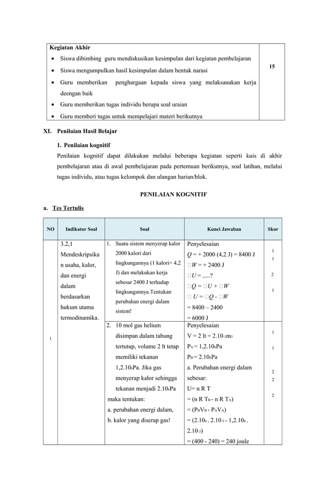 termodinamika rpp | DOC