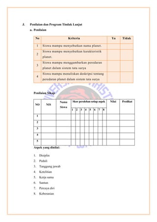 Rpp ttg Planet | DOCX