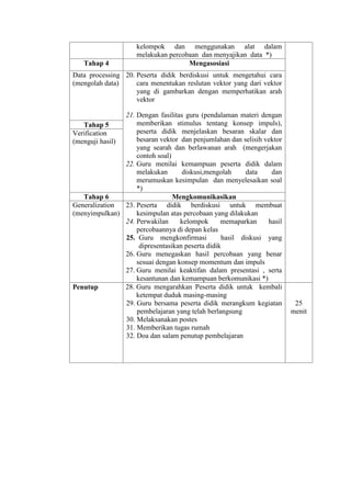 RPP VEKTOR (SMA) | PDF