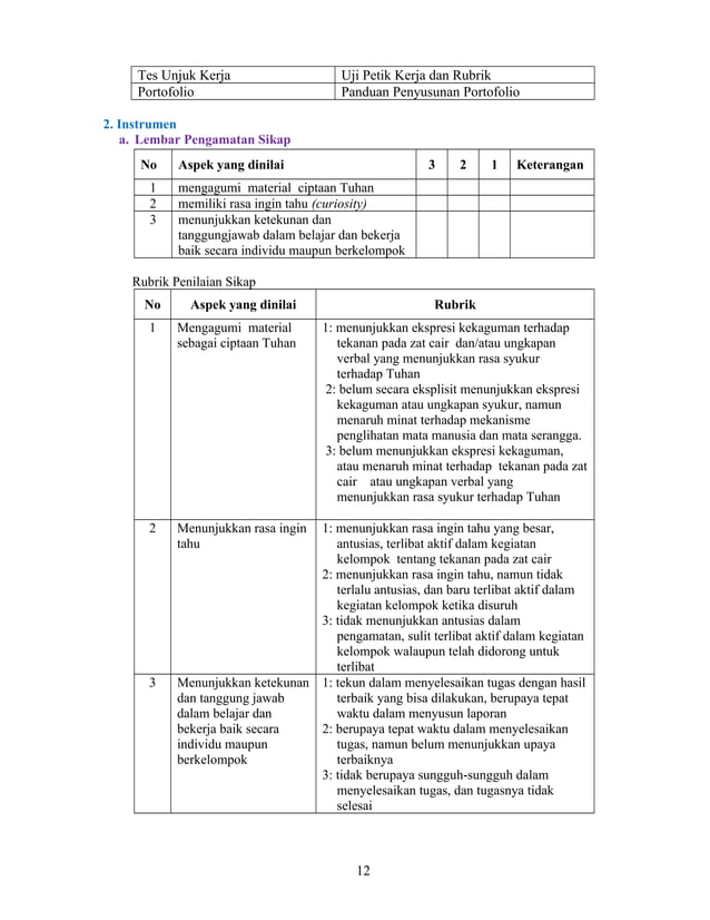 Rpp viii bab 8 - tekanan pada zat cair | DOC