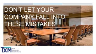 Reasons Why Lean Manufacturing Fails | PPT