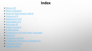 R presentation | PPTX