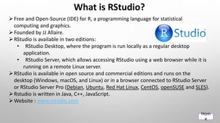 R presentation | PPTX