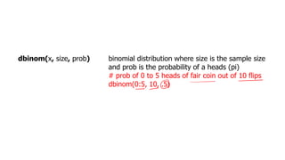 R Probability and Statistics | PDF