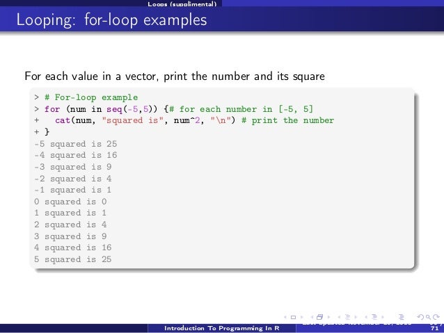 Introduction To R Programming
