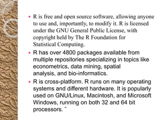 R programming | PPTX