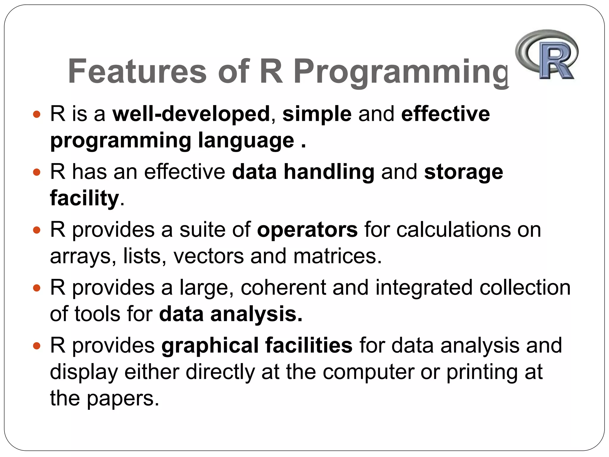 R programming | PPTX