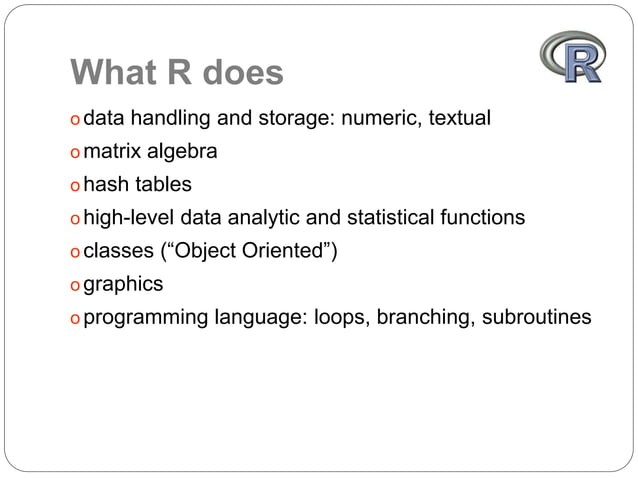 R programming | PPT